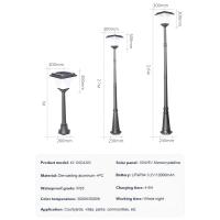 China Easy-Install Solar LED Garden Lights Energy-Saving Outdoor Lighting with IP65 Waterproof for Home Garden for sale