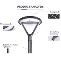 China High Brightness Solar LED Garden Lights 1000LM LED Solar Outdoor Lights with IP65 Waterproof for sale