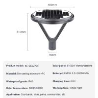 China High Brightness Solar LED Garden Lights 1000LM LED Solar Outdoor Lights with IP65 Waterproof for sale