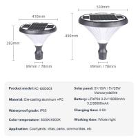 China Motion Sensor Solar Security LED Garden Lights IP65 Waterproof Solar Garden Lights for Yard for sale
