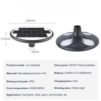 China Solar Garden Lights Outdoor Waterproof LED 100 LED Solar Pathway Lights with Auto On/Off for Patio for sale