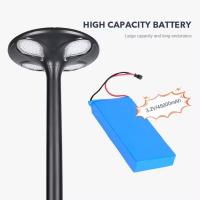 China Solar Garden Lights Outdoor Waterproof LED 100 LED Solar Pathway Lights with Auto On/Off for Patio for sale