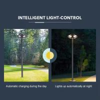 China Solar Garden Lights Outdoor Waterproof LED 100 LED Solar Pathway Lights with Auto On/Off for Patio for sale