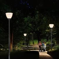 China Motion Sensor Solar Garden Lights Outdoor Dusk to Dawn Solar Security Lights with Remote Control for Garden for sale