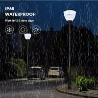 China Motion Sensor Solar Garden Lights Outdoor Dusk to Dawn Solar Security Lights with Remote Control for Garden for sale