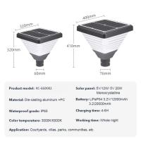 China IP65 Waterproof Solar Garden Lights 100% Solar Powered LED Lights with 12H Runtime for Outdoor Garden for sale