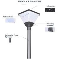 China IP65 Waterproof Solar Garden Lights 100% Solar Powered LED Lights with 12H Runtime for Outdoor Garden for sale