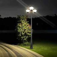 China Super Bright Solar Fence Lights IP65 Waterproof, Dusk to Dawn for Outdoor Garden for sale