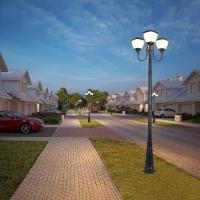 China Solar Garden Pathway Lights Waterproof Bright LED Auto Dusk to Dawn Outdoor Lights for Walkway for sale