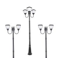 China High Power Solar Garden Lights Super Bright Dusk to Dawn Outdoor Lights for Large Yard for sale