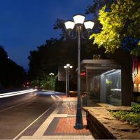 China High Power Solar Garden Lights Super Bright Dusk to Dawn Outdoor Lights for Large Yard for sale