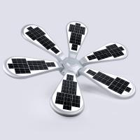 China Lily-shaped Solar Outdoor Garden Lamp 2026 New Model Waterproof Lighting Lamp Ultra-bright High-power LED Street Lamp for sale