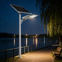 China Solar Street Light 50W IP67 Waterproof Outdoor Solar Powered LED Street Lamp with Motion Sensor for sale