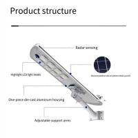 China Self-cleaning Factory Wholesale Solar Street Lamps for Municipal Projects Community Outdoor Waterproofing for sale