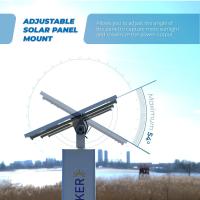 China Solar Powered Mobile Charging Locker Off-grid phone charging kiosk  station outdoor for sale