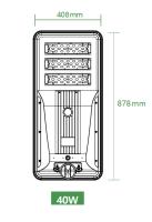 China All-In-One Solar Street Lamp Outdoor Waterproof IP65 Integrated LED Solar Street Light for sale