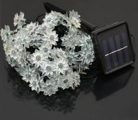 China LED Lotus Solar String Lights for Holiday Decorations Color Changing Solar Garden Lights Holiday Decoration Light for sale