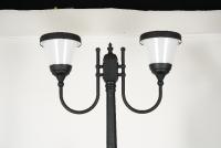 China IP65 Waterproof Solar Garden Light with Dual Color Temperature (6000K/3000K) and LiFePO₄ 7000mAh Battery for sale