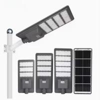 China LED Street Light with Solar Panel LED Solar Street Light All In One Dusk To Dawn Solar Street Light for 300W 400W 500W for sale