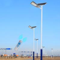 China Solar Street Light –  IP65 Waterproof, Radar Induction & Remote Control, Ideal for Highways, Squares, and Gardens for sale