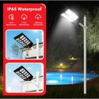 China All-Weather Solar LED Street Lamp with Remote Control | 800 LEDs, 20000mAh Battery, 270㎡ Coverage, IP65 Waterproof for sale