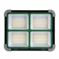China Wholesale High Brightness Portable Exterior Camping Hiking Flood Light USB Charging Sos Flash 100W Solar LED Working Lights for sale