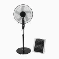 China 24 Hours Long-Lasting Solar Fan 12W Photovoltaic Panel 18000mAh Battery for Outdoor Camping and Garden Cooling Easy Install for sale
