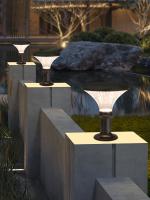China Solar Pillar Light 50 OSRAM LEDs, 8Ah LiFePO4 Battery, 260LM, IP65 Waterproof for Garden Pillar & Gate Post for sale