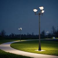 China LED Courtyard Light Solar Panel LED Garden Lights Solar LED Garden Path Lights for Pathways Driveways Garden GGD2201 for sale