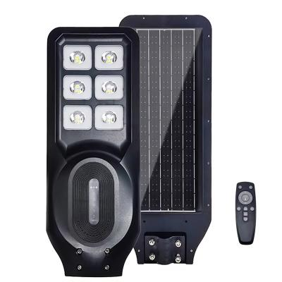 China Hot Sale 300W- 500W Solar Energy Saving Lighting Motion Sensor Flood Lamp Best Lampara All in One Garden Road Outdoor Powered LED Solar Street Light for sale