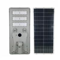 China Brightest Solar Powered Street Lights All In One Solar Led Light Aluminum Solar LED Street Light for sale