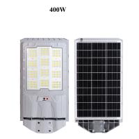 China ABS Shell Lamp 300w 400w 500w Outdoor Waterproof Solar LED Street Light Outdoor Solar Light Lamp for sale