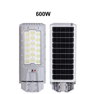China ABS Shell Lamp 300w 400w 500w Outdoor Waterproof Solar LED Street Light Outdoor Solar Light Lamp for sale