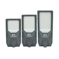 China IP65 Radar Induction ABS Housing Rechargeable LED Integrated Solar Street Lighting  All in One Solar Road Lamp for sale