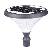 China Smart Solar Garden Light with Dual Color Temps – No Wiring, 16Ah Battery, Φ76mm Pole Mount for sale