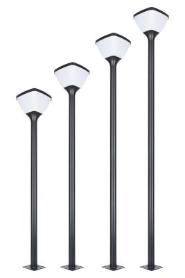 China Smart Solar Garden Light with Dual Color Temps – No Wiring, 20Ah Battery, Φ76mm Pole Mount for sale
