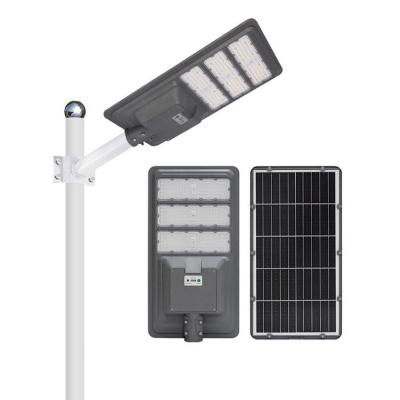 China Integrated LED Solar Street Lamp with Motion Sensor & Remote Control IP65 Waterproof Outdoor Lighting for Road Garden Courtyard for sale