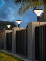 China Smart Solar Garden Light with Timer & Light Control – No Wiring, 3 Color Temps, Ground-Stake/Base Mount for sale
