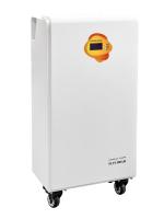 China 16KWH Movable Off grid Lithium Battery Pack LCD Display BMS RS485 RS232 CAN LiFePO4 IP21 Warranty 5 Years for sale