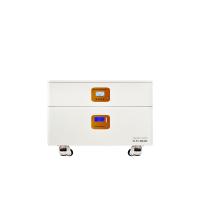 China 12KW Hybrid Inverter Parallel Up To 6 Units 51.2V Horizontal Stacked Solar Storage System expandable energy storage 15.36~61.44kWh capacity optional dual MPPT PV input for sale