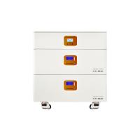 China 12KW Hybrid Inverter Parallel Up To 6 Units 51.2V Horizontal Stacked Solar Storage System expandable energy storage 15.36~61.44kWh capacity optional dual MPPT PV input for sale