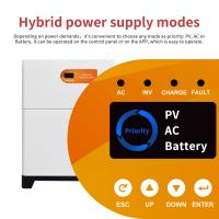 China 210V 230V Output Voltage 5KW Hybrid All in One Inverter Plus 5KW H A Grade Lithium Iron Phosphate Battery 3.2V 100AH 16S1P for sale