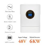China 6KW All In One Hybrid Solar Inverter Pure Sine Wave MPPT Controller Support Battery-Free Operation for sale