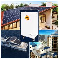 China 16KWH BATTERY 16S1P Wall mounted LiFePO4 battery pack with Smart BMS,  RS485/CAN Communication interfaces avaliable LCD display avaliable for sale