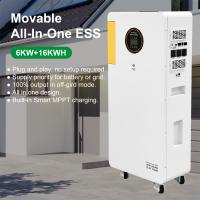 China 48V 6KW Hybrid inverter +16 KWH battery pack  Home Energy Storage 51.2V 314AH BMS MPPT for sale