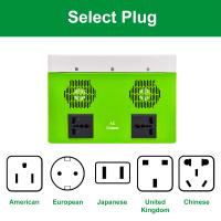 China 300W Solar Generator Car Compatible Household Portable Backup External Battery LiFePO4 Pure Sine Wave Inverter MPPT EU for sale