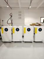 China 3.6KW&7.68KWH all in one machine 24V 3.6KW Hybrid inverter +7.68 KWH battery pack Equipped with a mobile roller for sale