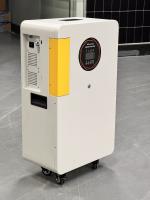 China 3.6KW&7.68KWH all in one machine 24V 3.6KW Hybrid inverter +7.68 KWH battery pack Equipped with a mobile roller for sale