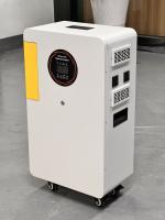 China 3.6KW&7.68KWH all in one machine 24V 3.6KW Hybrid inverter +7.68 KWH battery pack Equipped with a mobile roller for sale