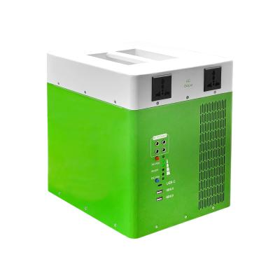 China LiFePO4 Portable Power Station 2kWh 1000W Solar Generator Outdoor Pure Sine Wave Jump Starter External Camping C Au for sale